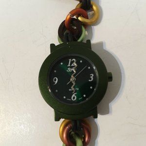 Hand Crafted | Accessories | Forest Green Watch Round Faced Handcrafted ...